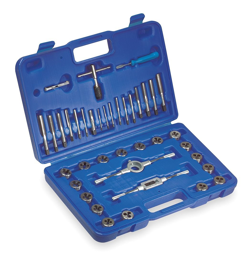 Westward 1PZ36 Tap/Die Set, 39 Pieces: Tap And Die Sets: Amazon.com ...