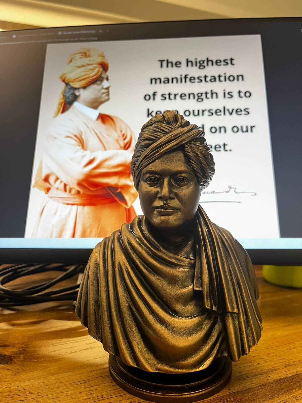 Buy SILAII Swami Vivekananda Bust Sculpture (5 INCH) Online at Low ...