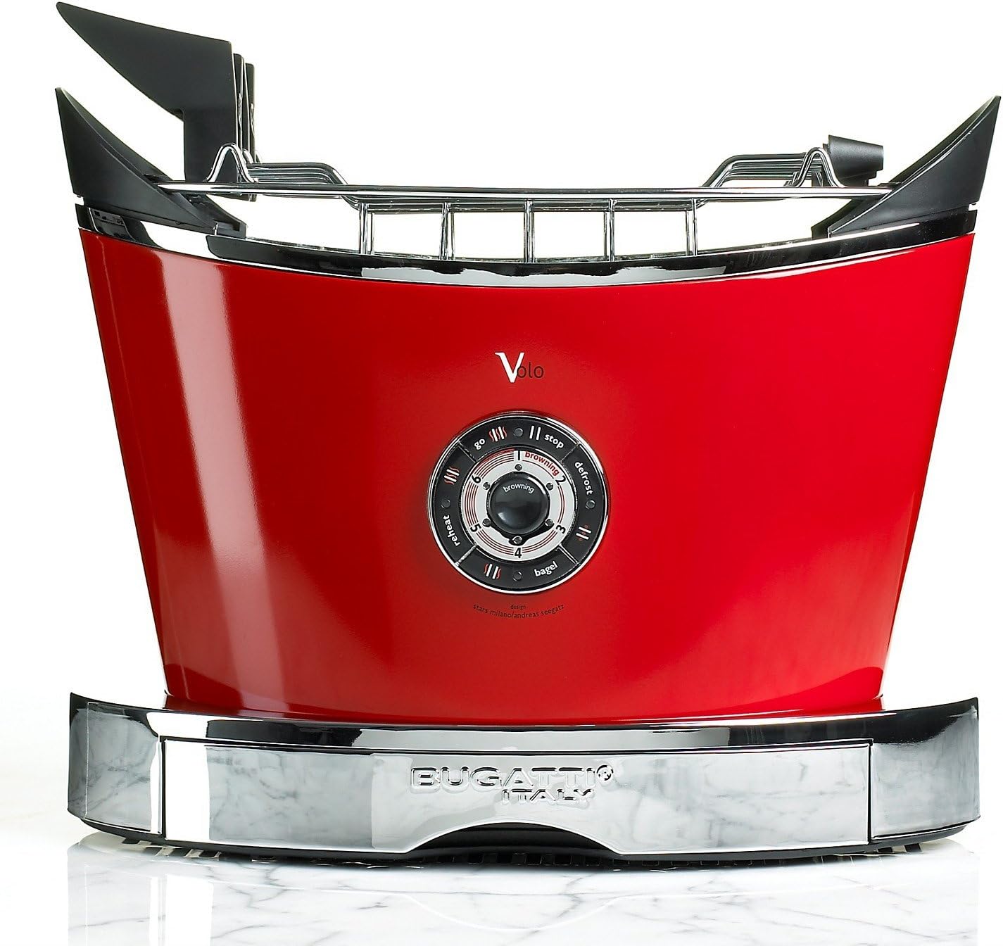 Amazon.com: Bugatti 13VOLOCR/110 Volo 2-Slice Toaster, Chrome: Home ...