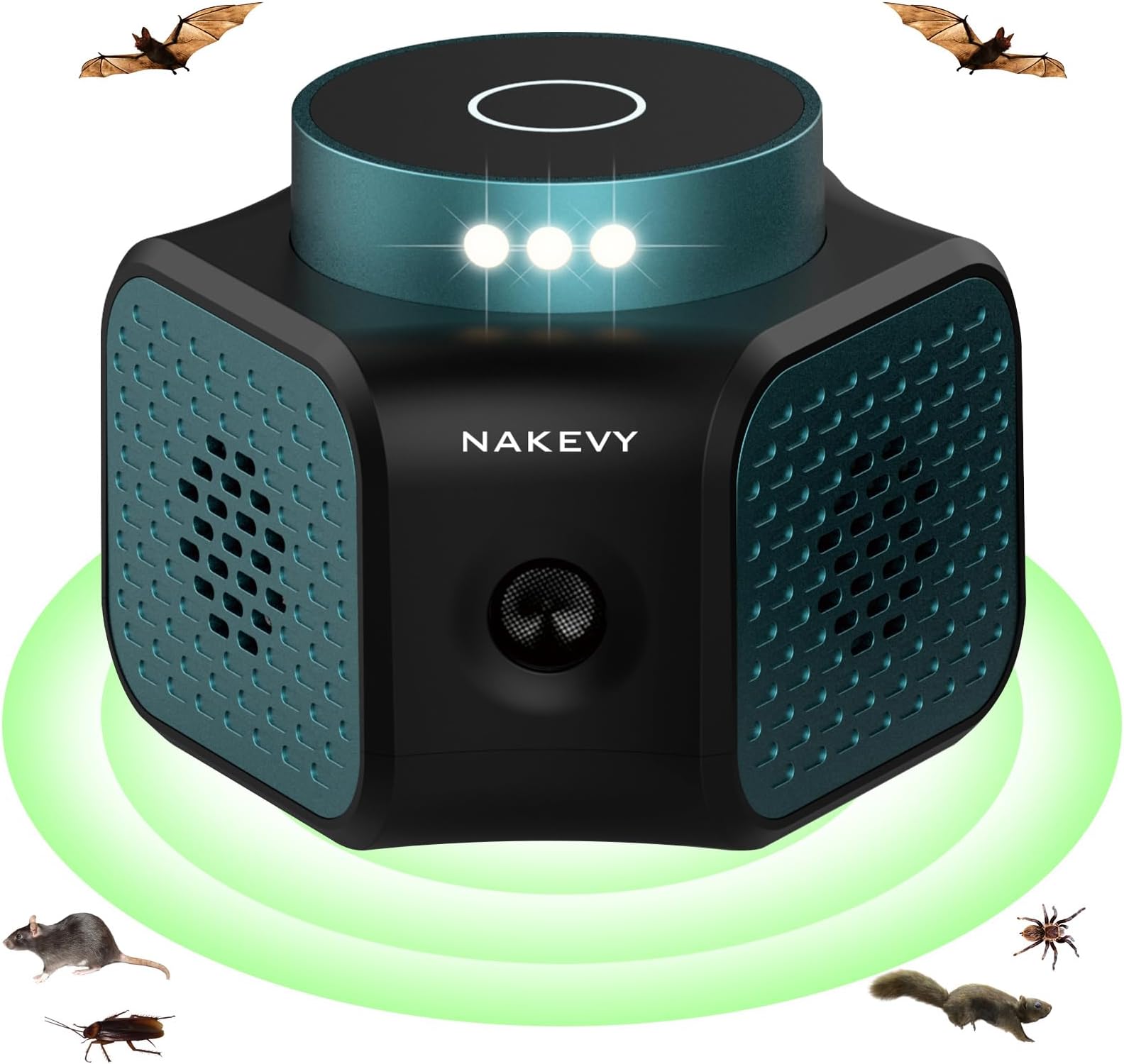 Amazon.com: 360° Ultrasonic Rodent Repellent Device Indoor Plug in ...