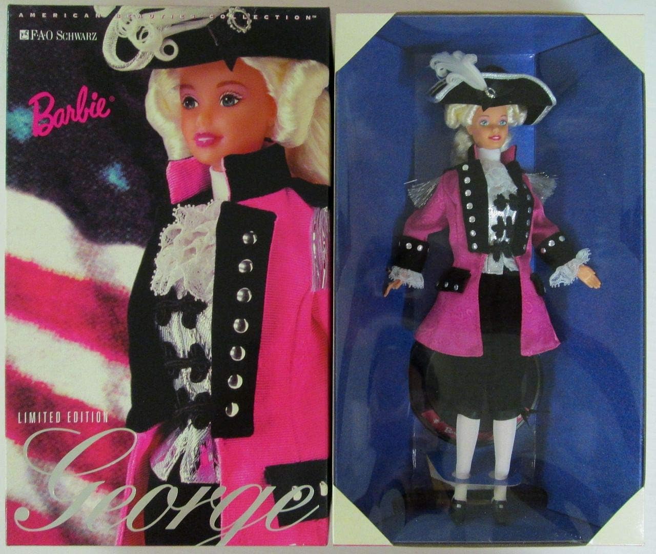 1996 George Washington Barbie FAO Schwarz Limited Edition, Dolls ...