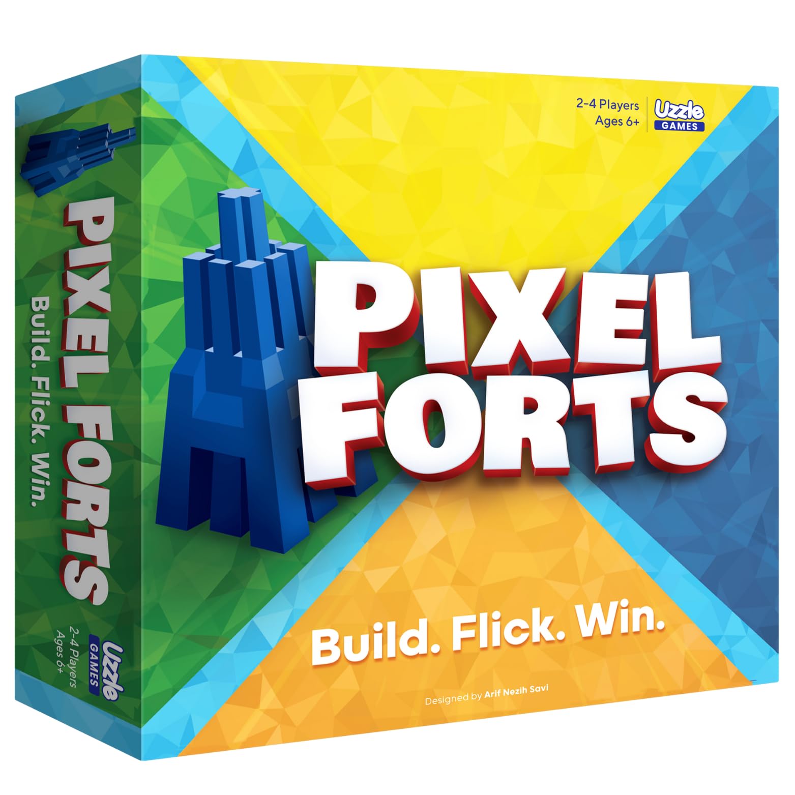 Amazon.com: Pixel Forts Board Game by Uzzle Games | Fun Games for Kids ...
