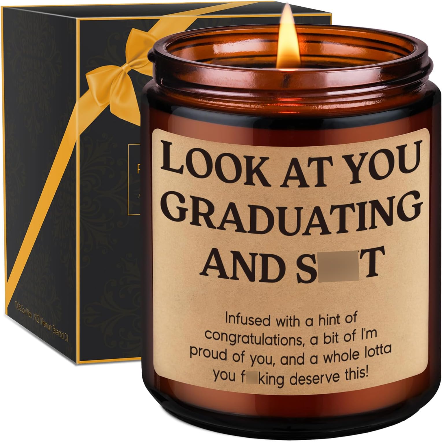 Amazon.com: GSPY Grad Candle, 2025 Graduation Gifts for Her, Him ...