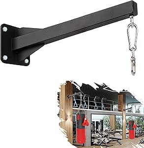 KSWLOR Heavy Punching Bag Wall Mount Hanger,Heavy-Duty Boxing Bag ...