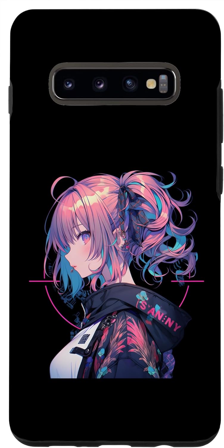 Amazon.com: Galaxy S10+ Manga Anime Aesthetic Cyberpunk Techwear Harajuku Case : Cell Phones ...