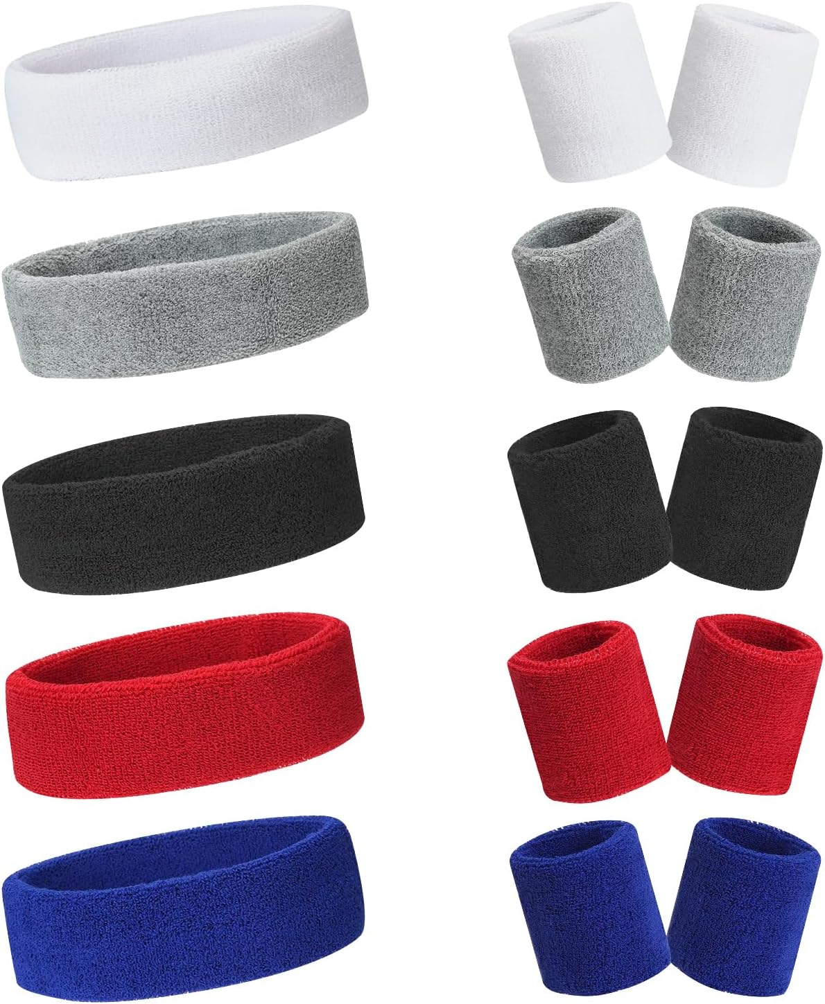 Amazon.com: MOAMUN 15PC Sweat Bands Wristbands, 80s 90s Neon Sweatbands ...