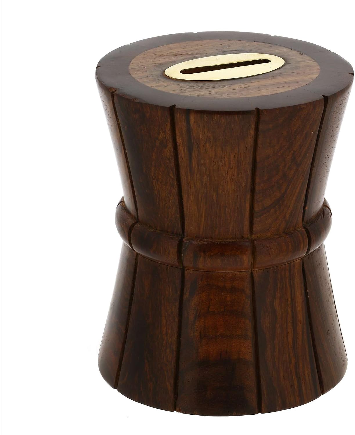 Amazon.com: Hourglass Shaped Money Safe Box Wooden Handmade By Artisan ...