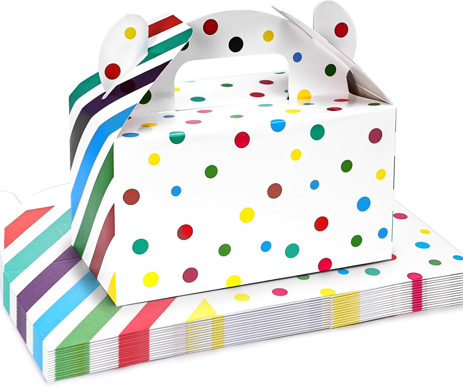 Amazon.com: VGOODALL 16PCS Party Favor Boxes,6x3.5x3.5Inches Polka Dot ...