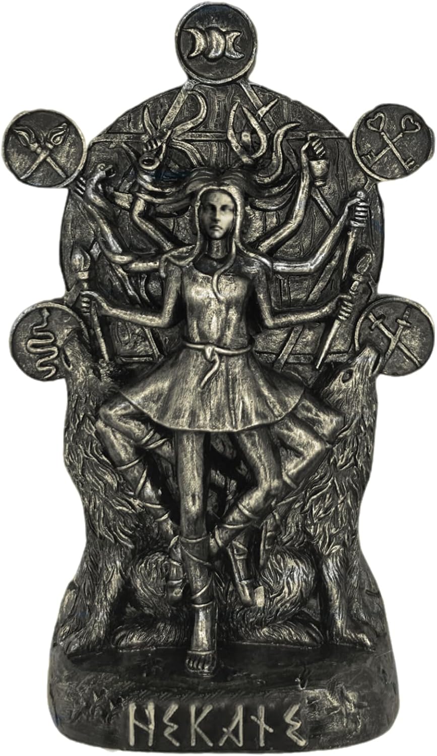 Amazon.com: ZXPJUA Hekate Statue, Hecate Statue, Hekate Altar, Greek ...