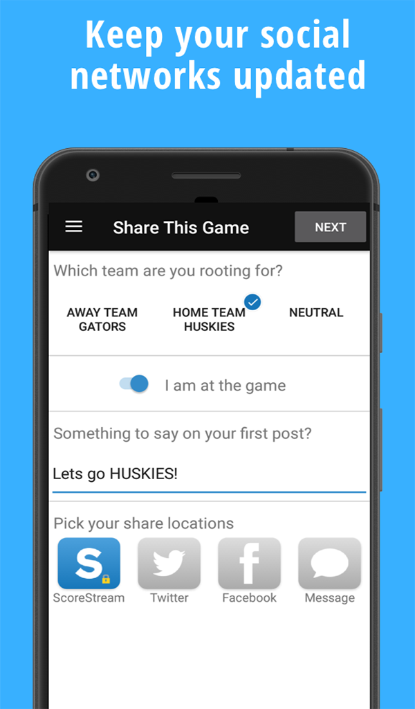 ScoreStream - High School and College Sports Scores - App on Amazon ...
