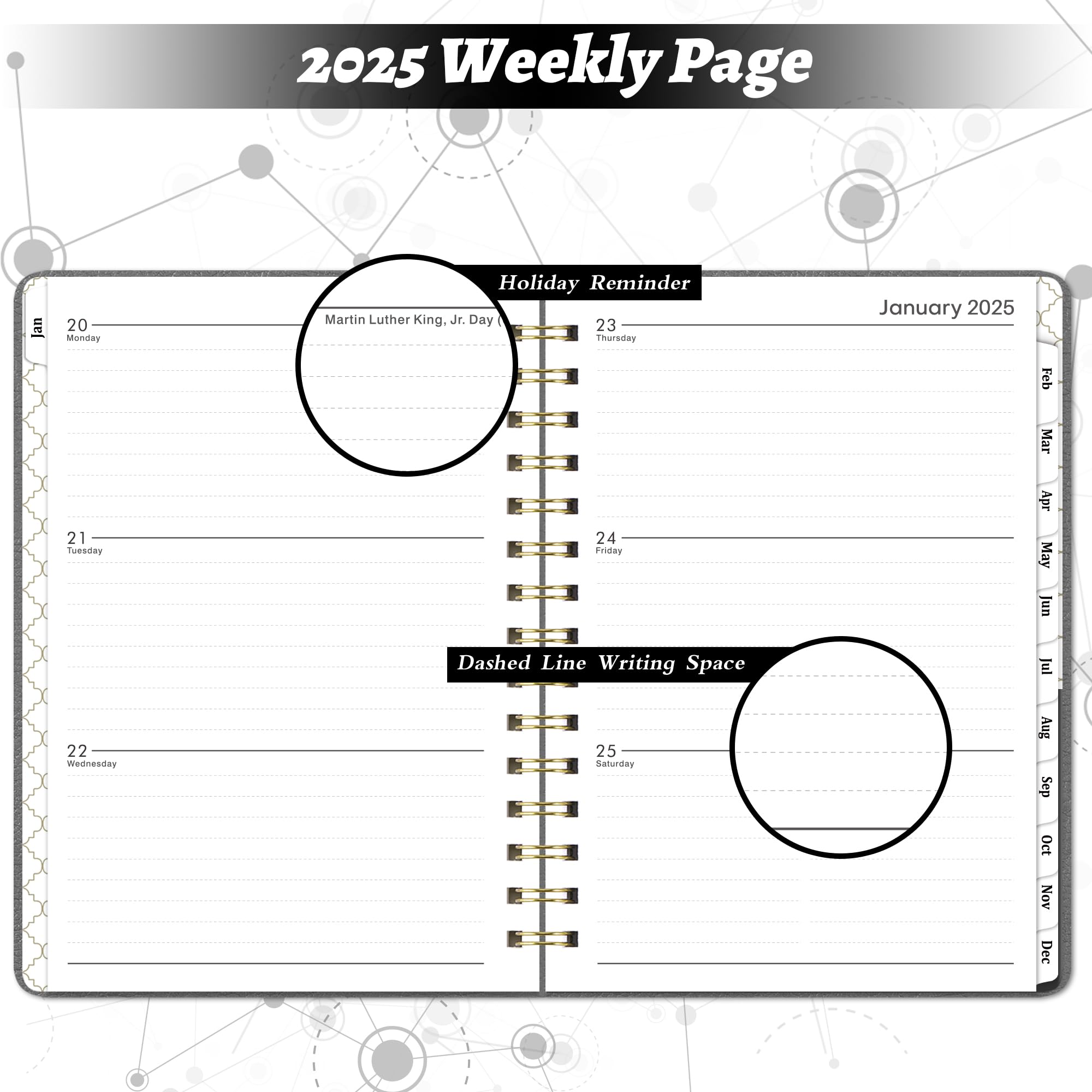 Snapklik.com : 2025 Planner - 2025 Weekly Monthly Planner From Jan 2024 ...