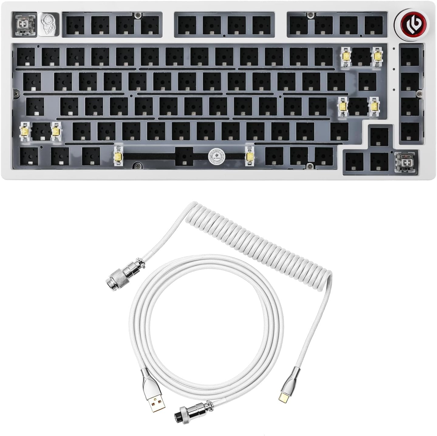 Amazon.com: EPOMAKER x LEOBOG Hi75 Aluminum Alloy Wired Mechanical ...