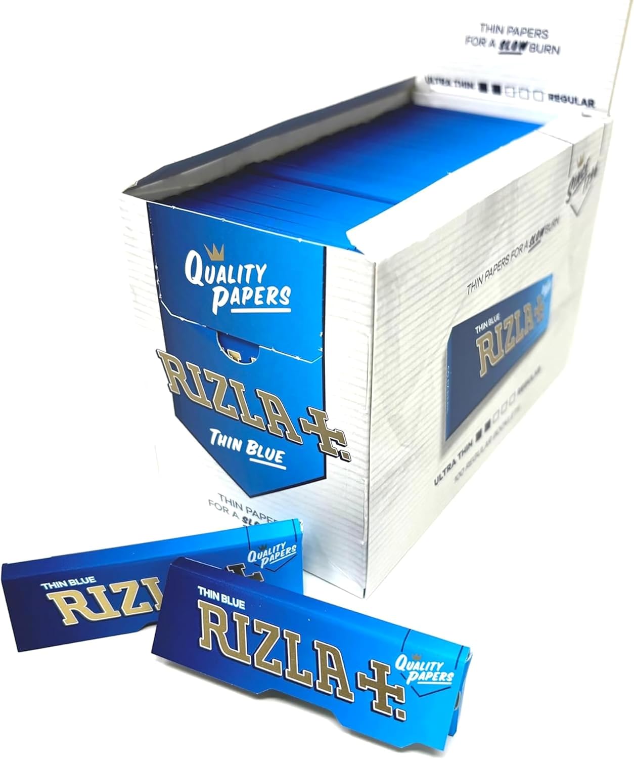 Rizla Blue Regular Cigarette Rolling Papers - 10 Packets : Amazon.in ...