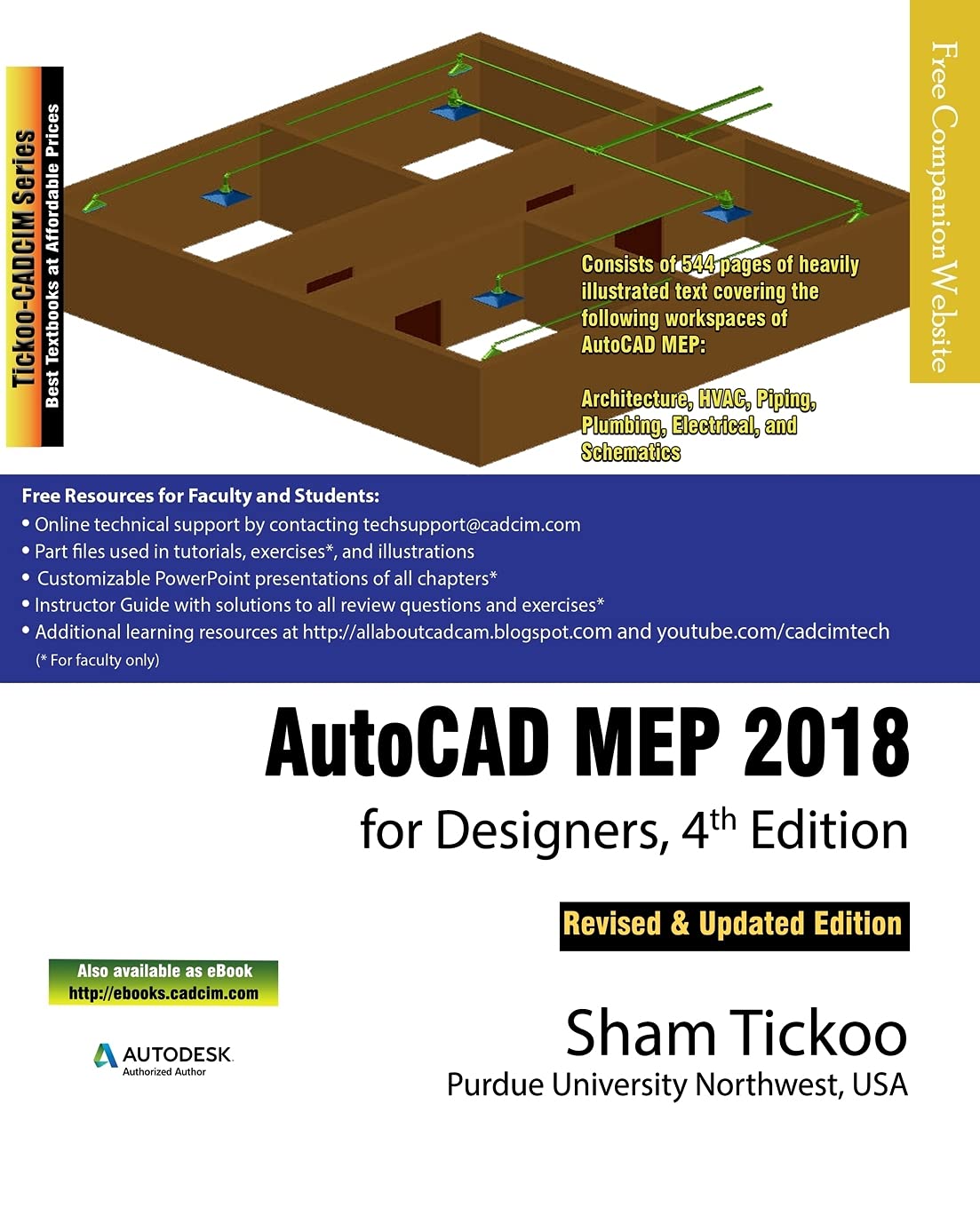 Amazon.com: AutoCAD MEP 2018 for Designers: 9781942689904: Purdue Univ ...