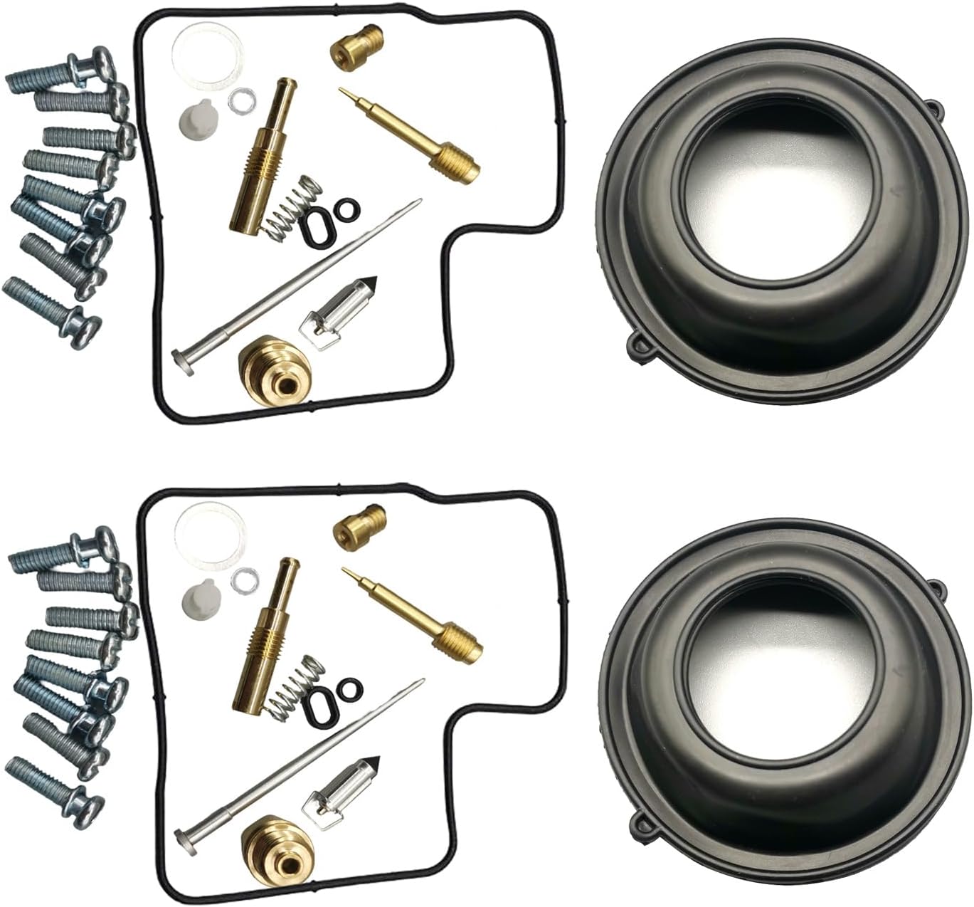 Amazon.com: 2 x Carburetor Rebuild Kit & Diaphragm Fit for 2002-2007 ...