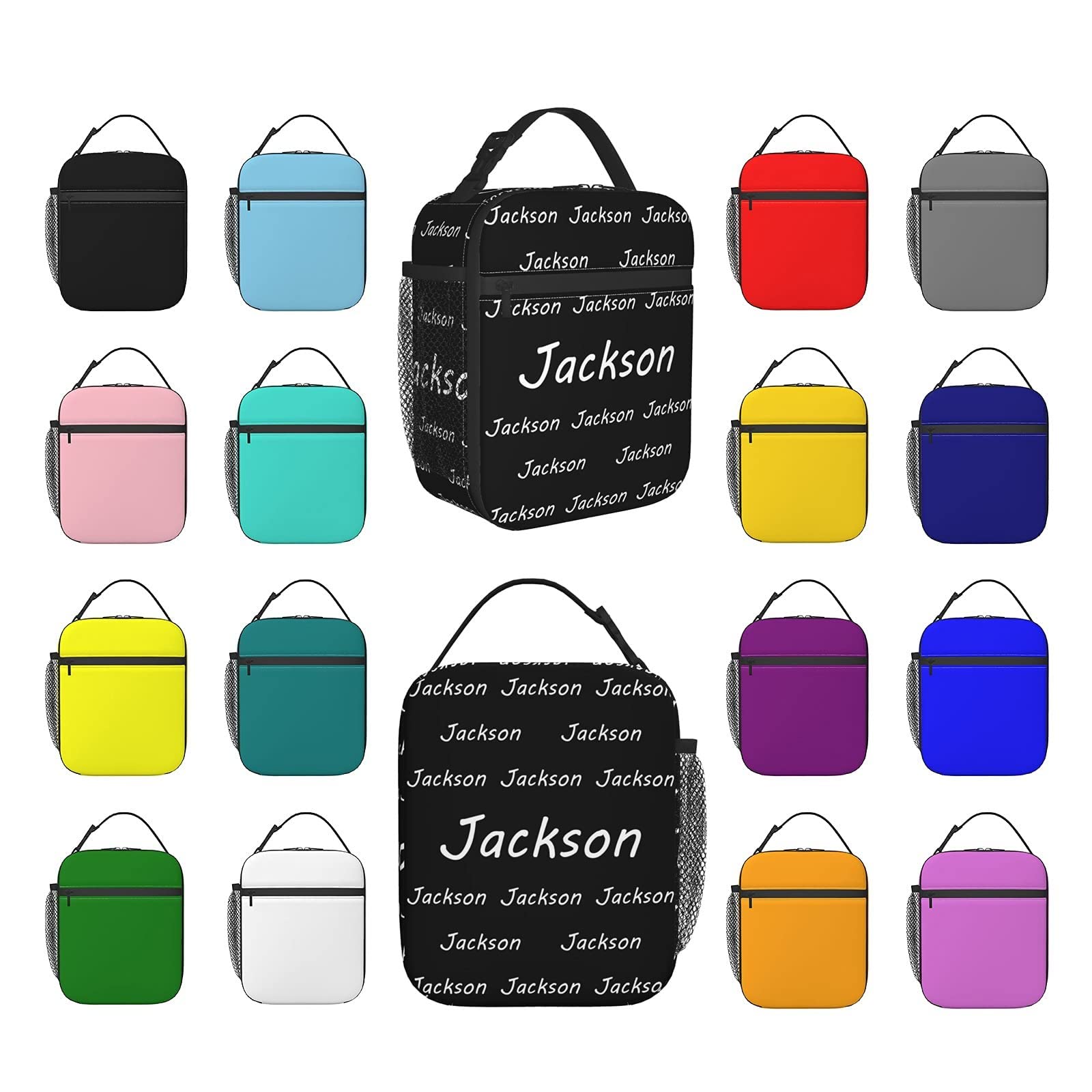 Amazon.com: Personalized Lunch Box Custom Lunch Bag for Men Women ...