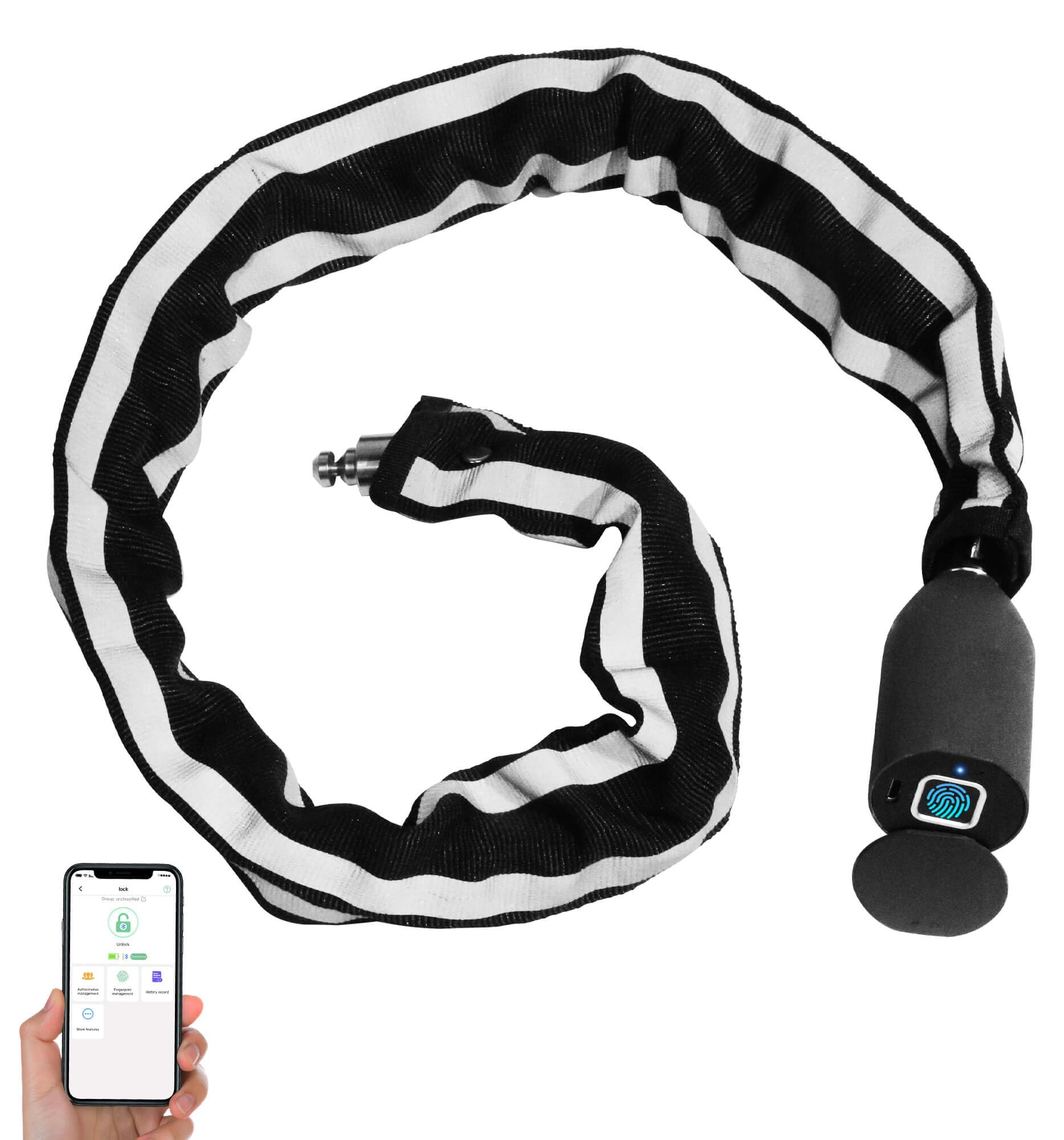 Snapklik.com : Anweller Heavy Duty Anti Theft Chain Lock, 3.3FT Long ...