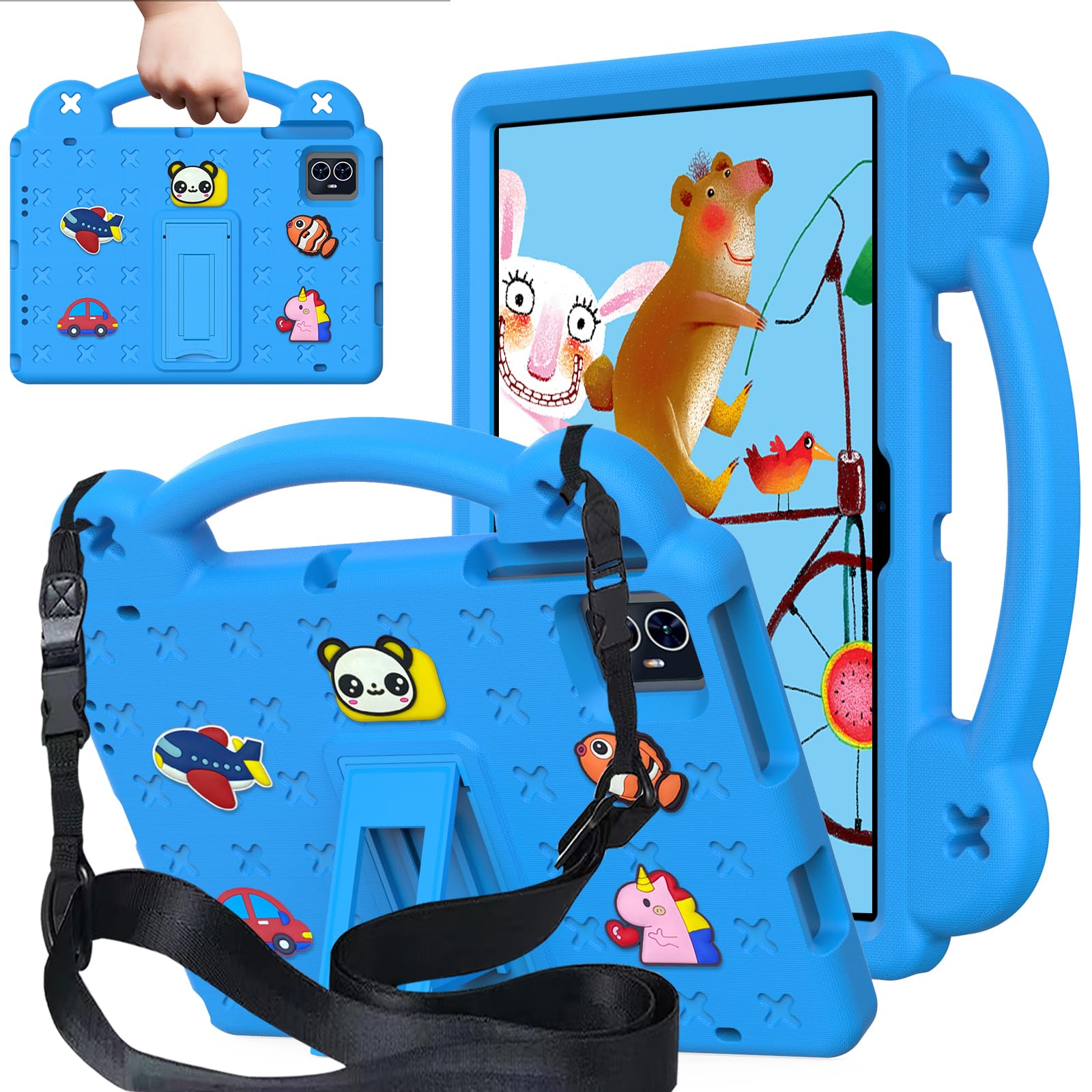 Amazon.com: Kwamaz for Onn 10.1 inch Tablet Case (2024 Model) 100135925 ...