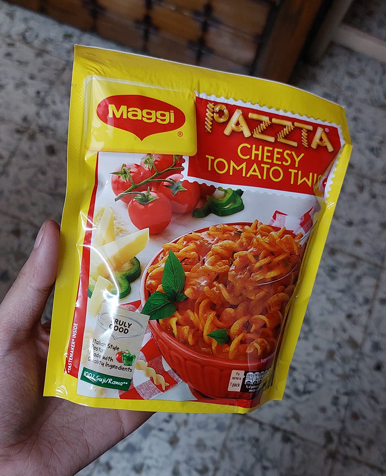PAZZTA Maggi Instant Pasta - Cheesy Tomato Twist, Vegetarian, 68.5 Gram ...