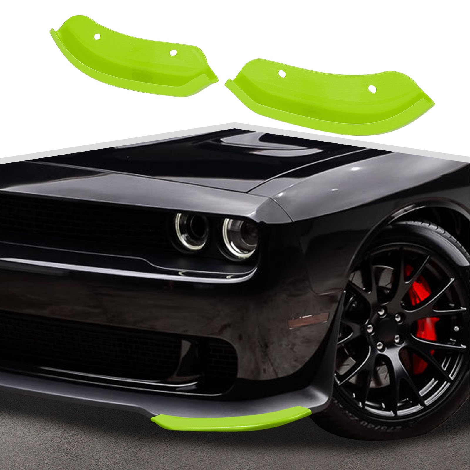 Bumper Lip Splitter Front Bumper Lip Protector For Dodge Charger SRT ...