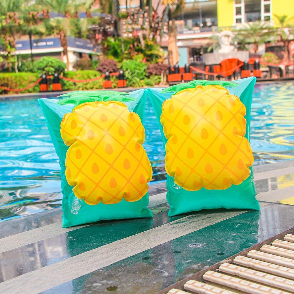 Gogokids Kids’ Inflatable Swim Arm Bands – 1 Pair Swim Armbands(Aged 3 ...