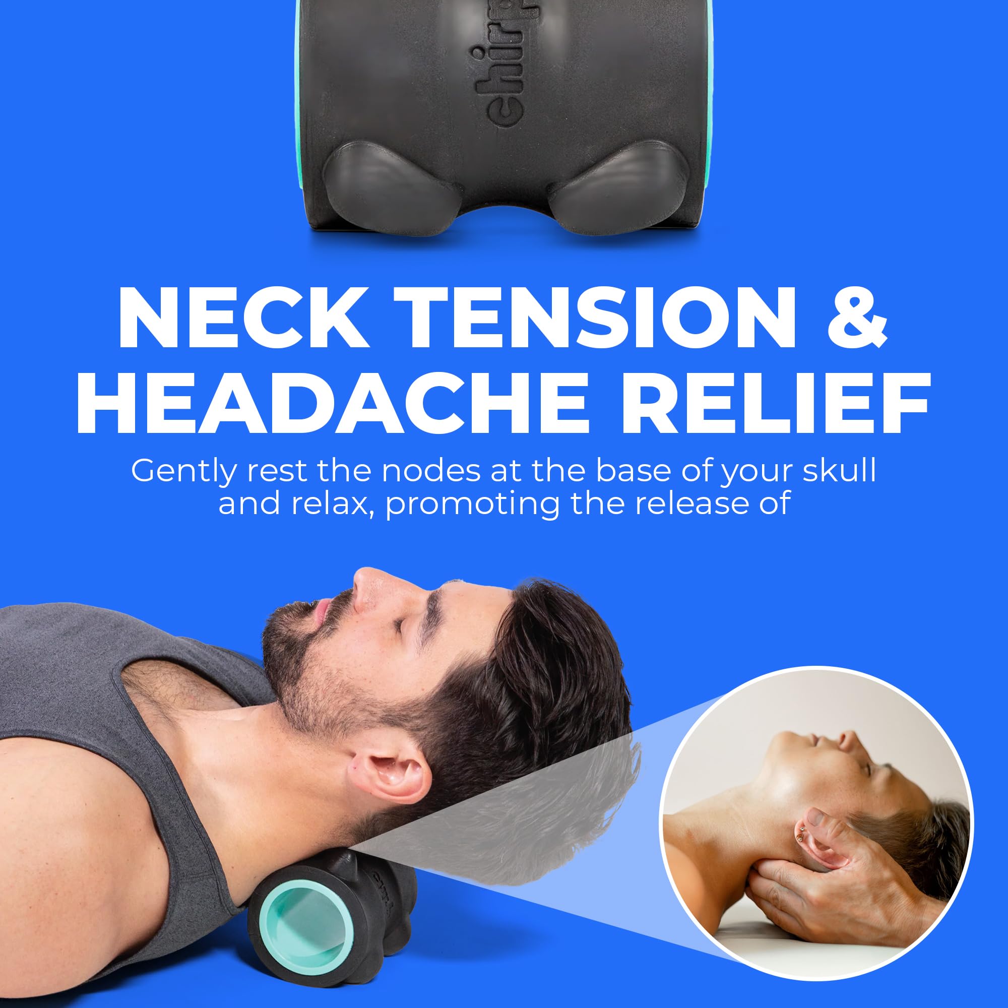 Snapklik.com : Chirp Wheel XR Massage Roller For Neck & Headache Relief ...