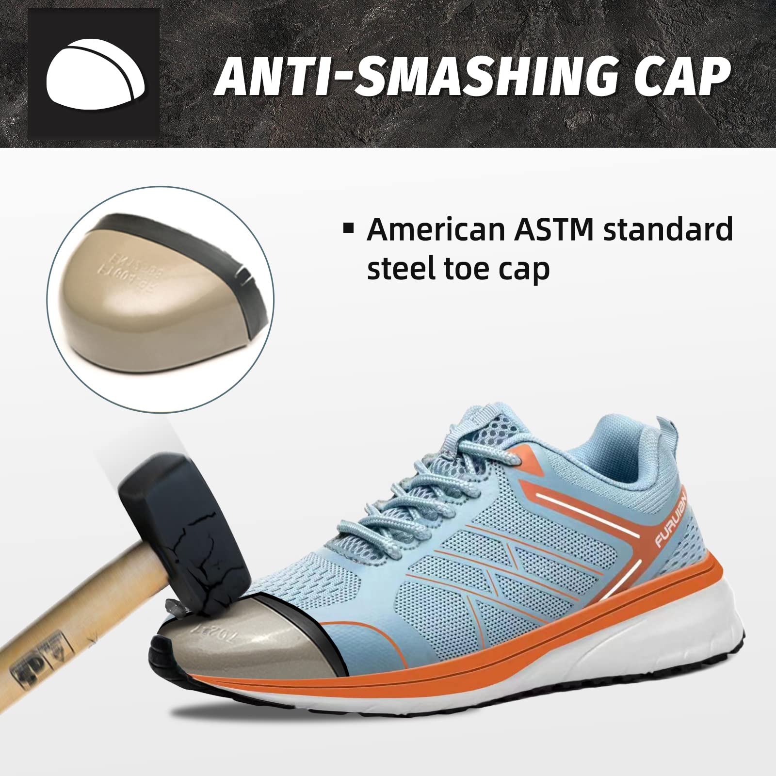 Snapklik.com : Steel Toe Shoes For Women Lightweight Safety ...