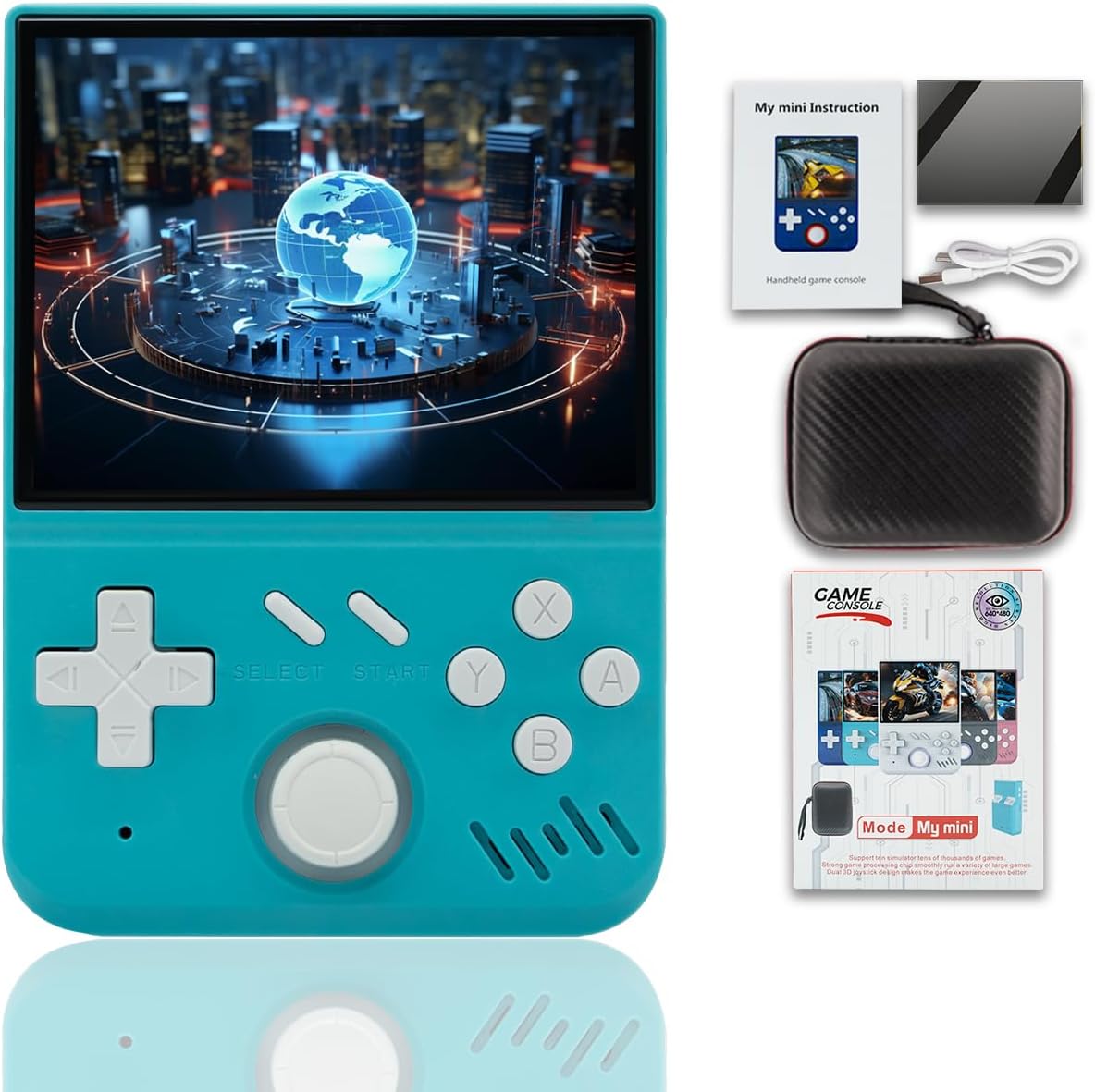 Amazon My Mini Handheld Game Console 3 5 In 640 480 Ips Oca Screen