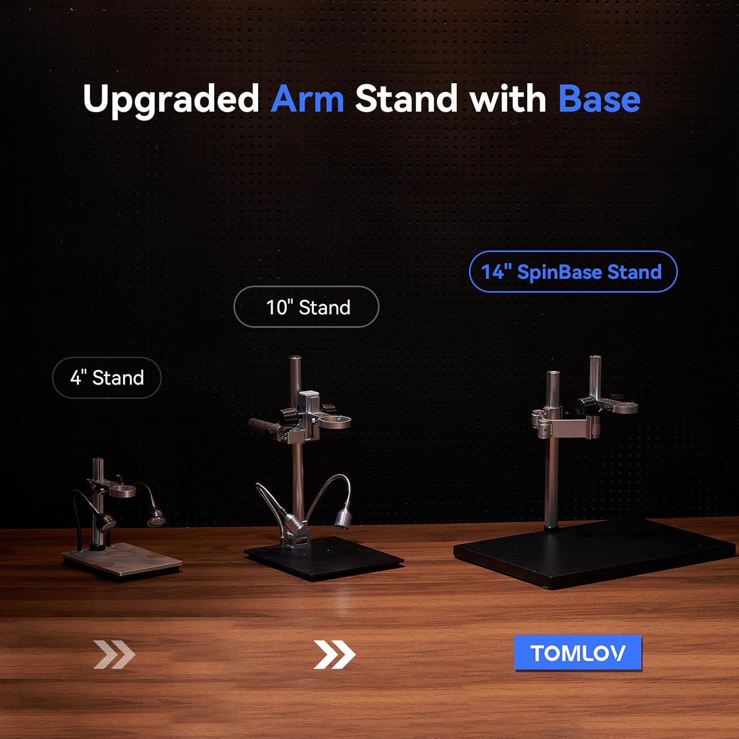 TOMLOV Digital Microscope Boom Arm Stand Base SP01, Philippines | Ubuy