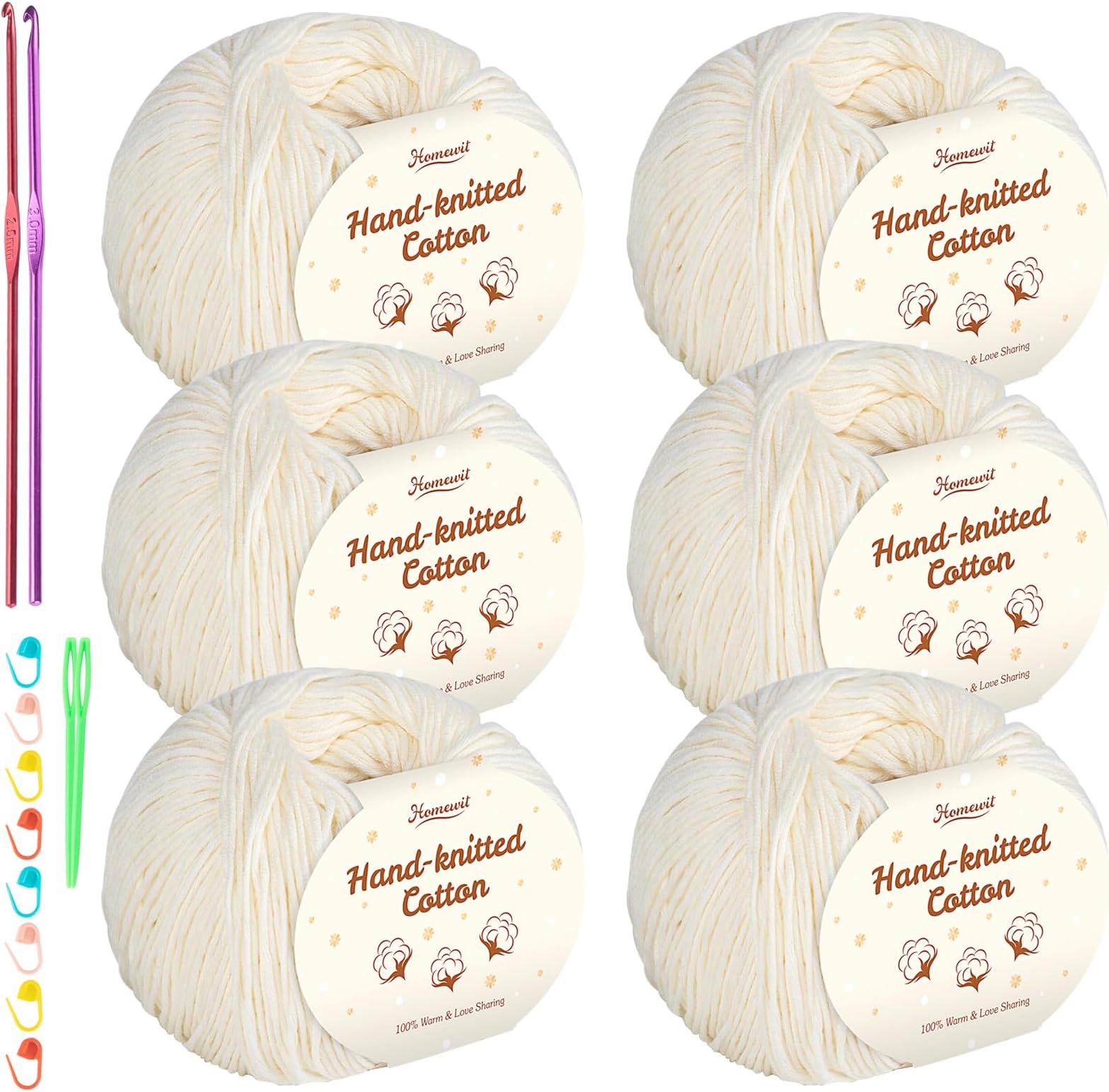 Woll-Set Babywolle Paket Rico Baby Cotton Soft dk 6x50g #46 ...
