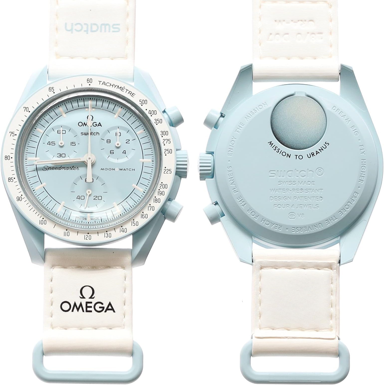 Amazon | OMEGA × SWATCH SWATCH OMEGA MOONSWATCH earth 正規品 オメガ スウォッチ ...