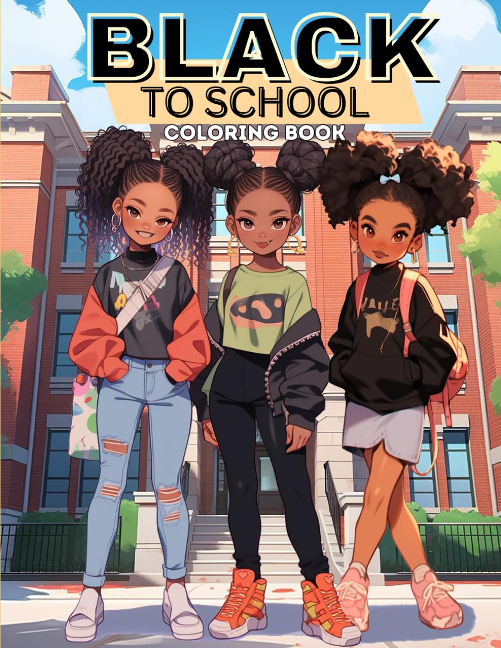 Amazon.com: Black to School Adventures: Coloring Book for Black Kids ...