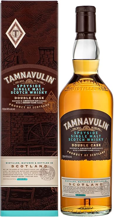 Tamnavulin Speyside Single Malt Scotch Whisky Double Cask, 70cl ...