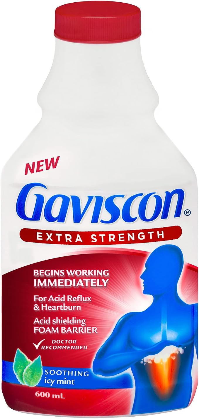 Gaviscon Liquid Extra Strength Antacid - 600 ml - Antacid Liquid for ...