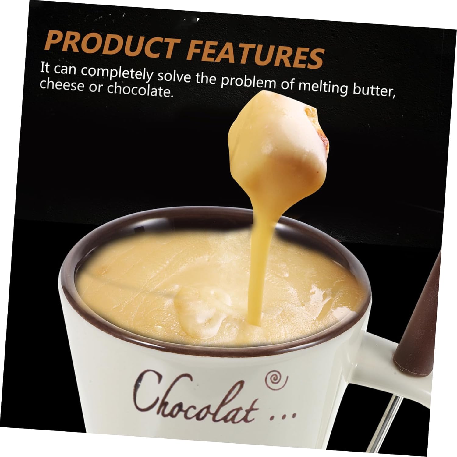 SHOWERORO 1 Unidades Personal Fondue Pot Chocolate Fondue Taza ...
