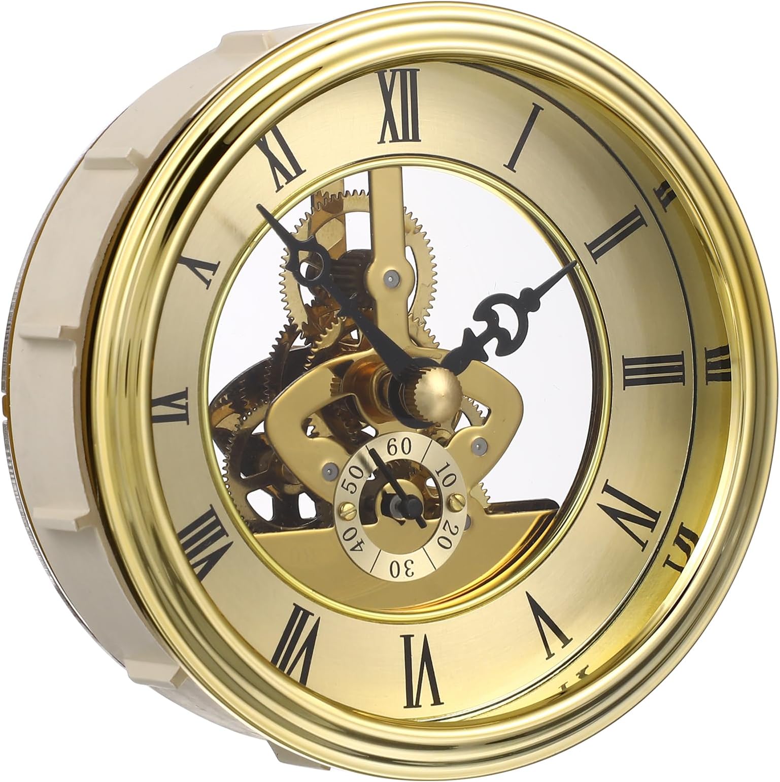 Amazon.co.jp: DECHOUS 時計ムーブメント 置き時計 歯車 おしゃれ 北欧 工芸品 DIY部品 時計パーツ アンティーク ...