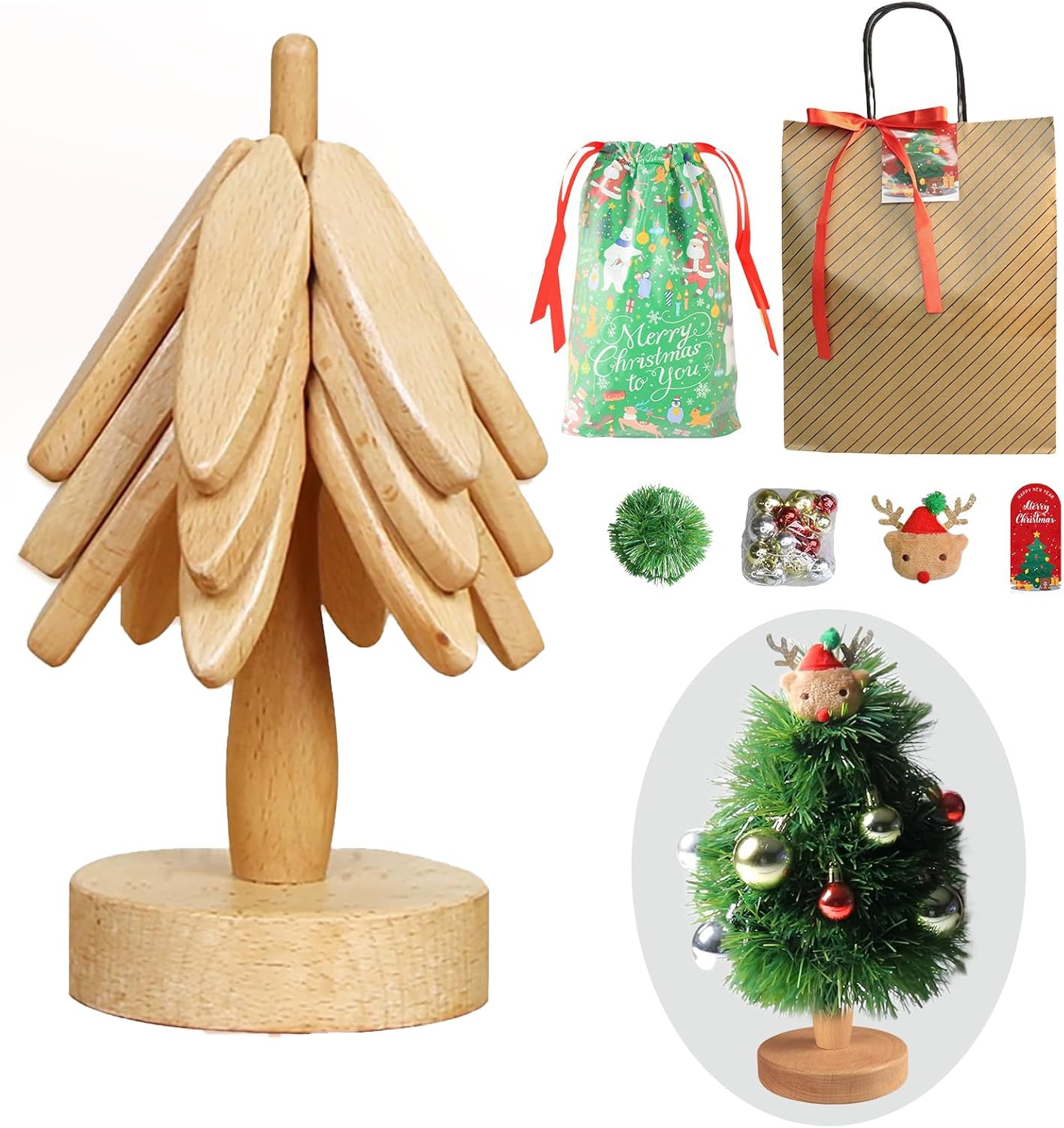 Amazon.com: Mamakura Kitchen Wooden Trivets for Hot Dishes,Wooden ...