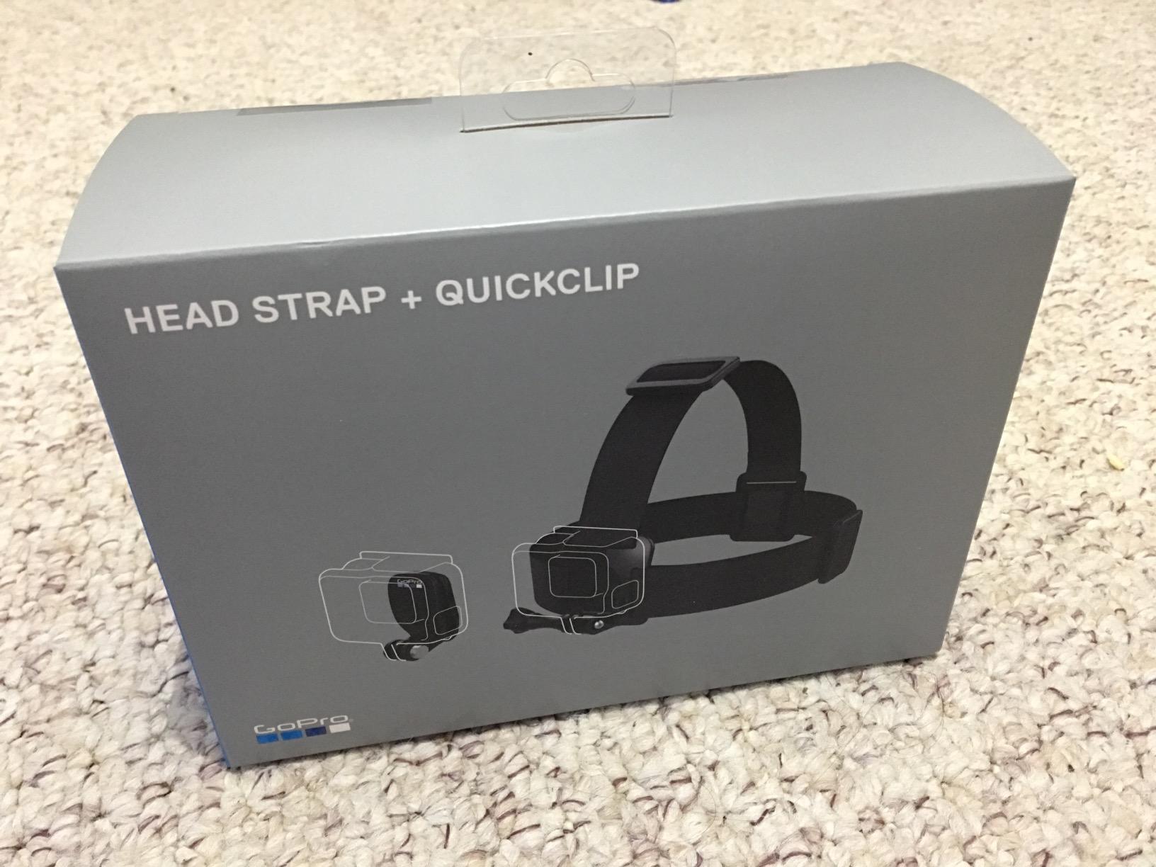 GoPro ACHOM-001 Head Strap and Quick Clip (Official Accessory), Black ...