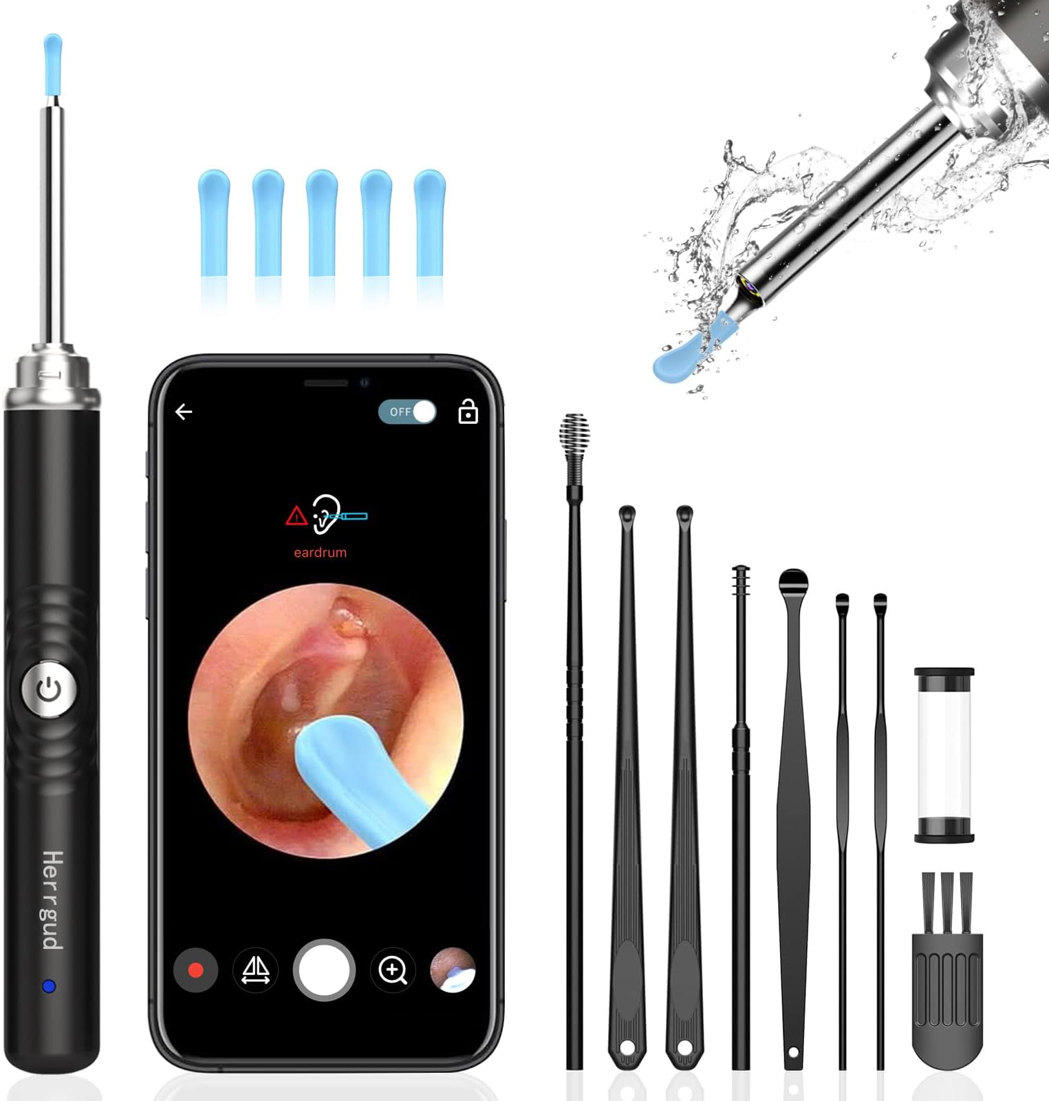 Amazon.com: KUIIYER Ear Camera, Blackhead Camera Earwax Removal Kit ...