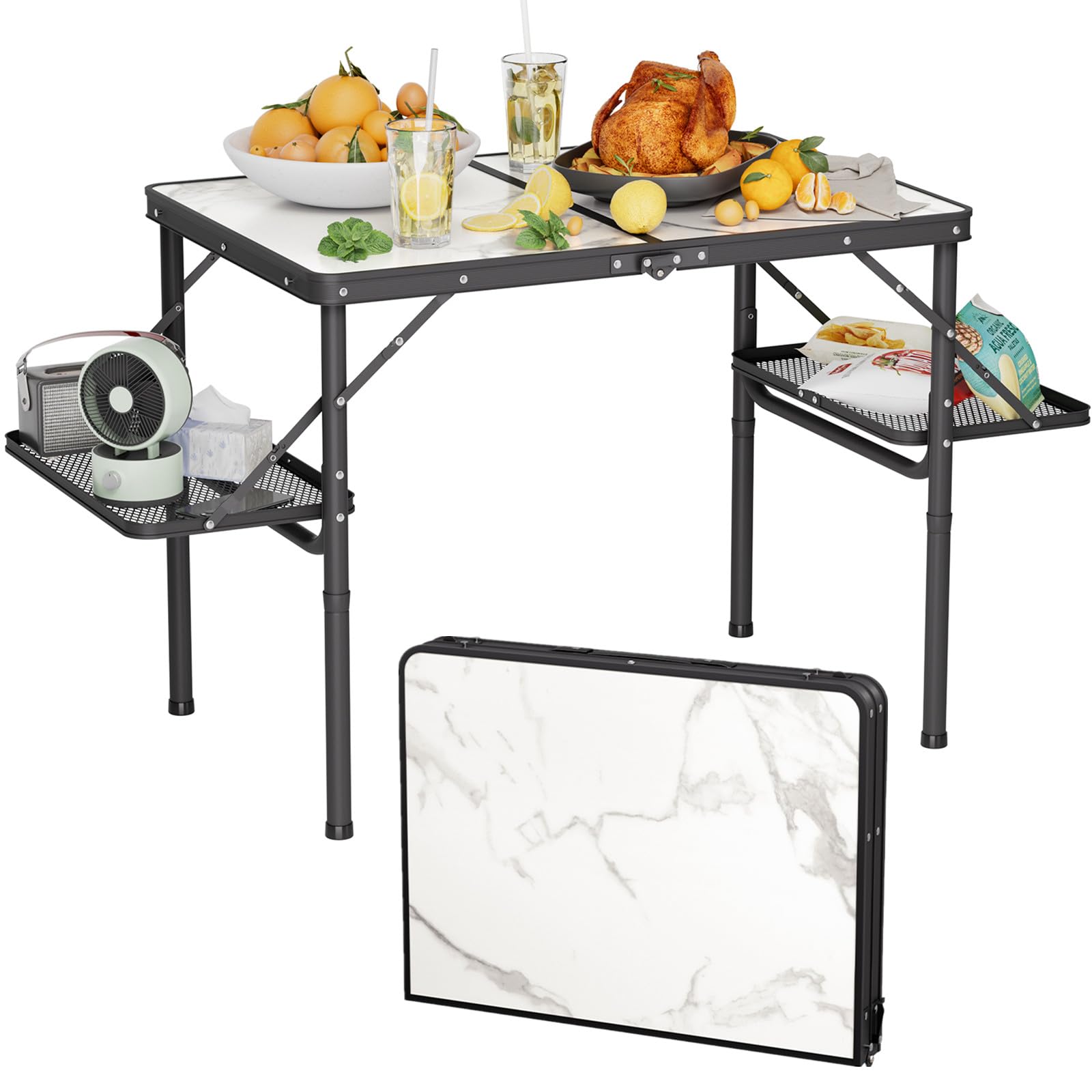 Amazon.com: Titanker Folding Camping Table 3ft, Folding Picnic Table ...