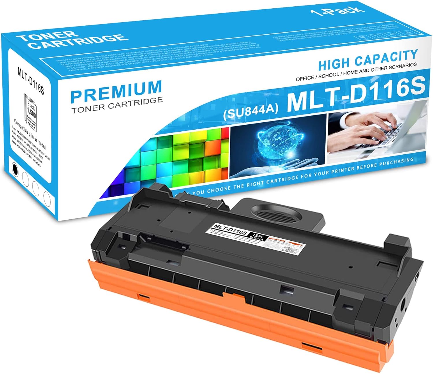 Amazon.com: 1-Pack MLT-D116S High Yield Black SU844A Toner Cartridge Compatible Replacement for ...