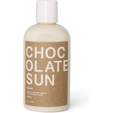 Amazon.com : Chocolate Sun - Organic Glow Medium Tanning Cream Face ...