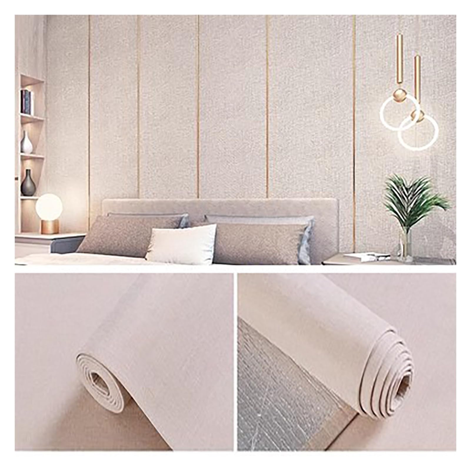 Paintable Wallpaper Panels Paintable Modern 3D Textured Wallpaper