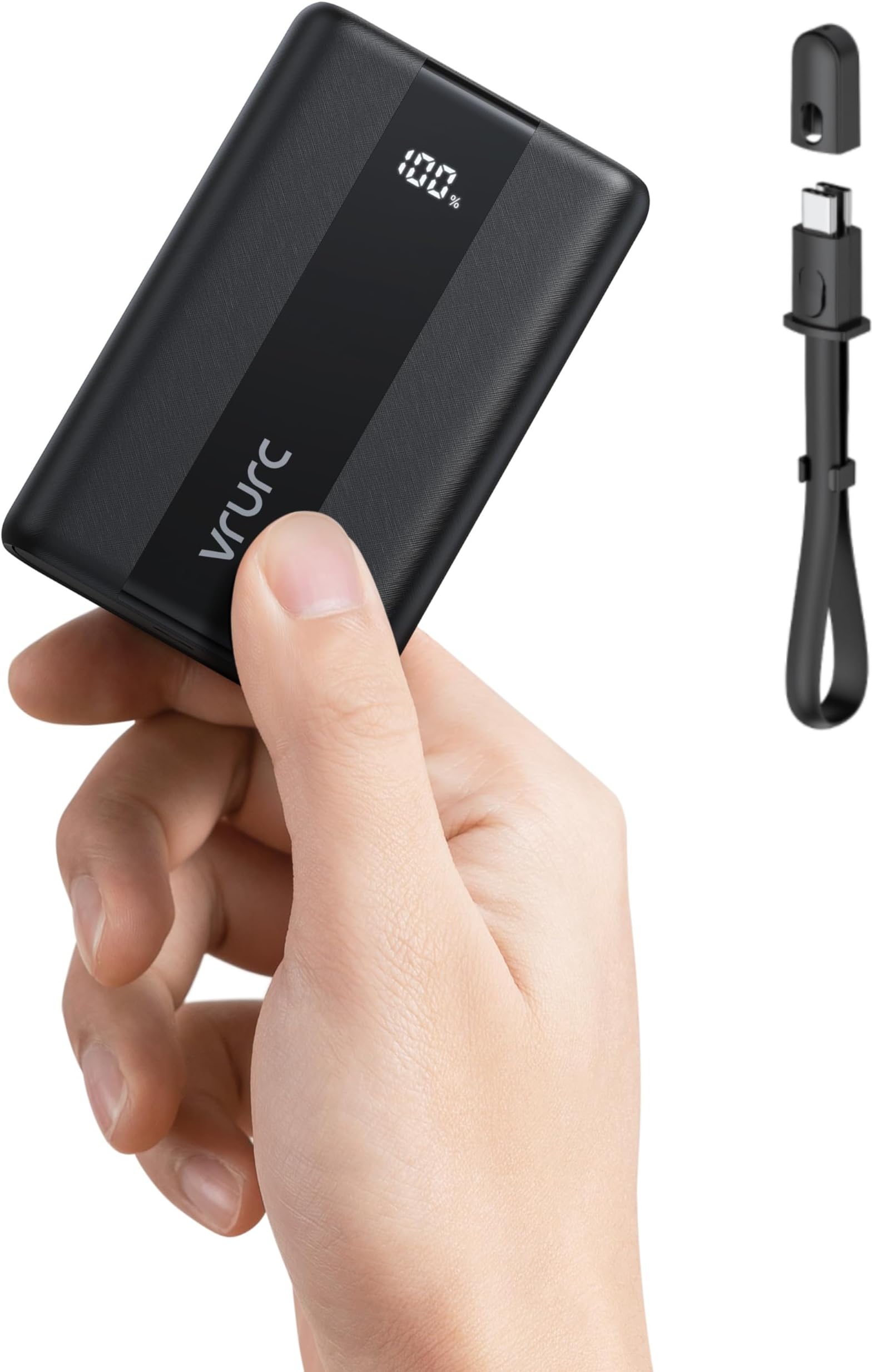 VRURC 20000mAh Mini Power Bank Quick Charge 22.5W Fast Charge USB C ...
