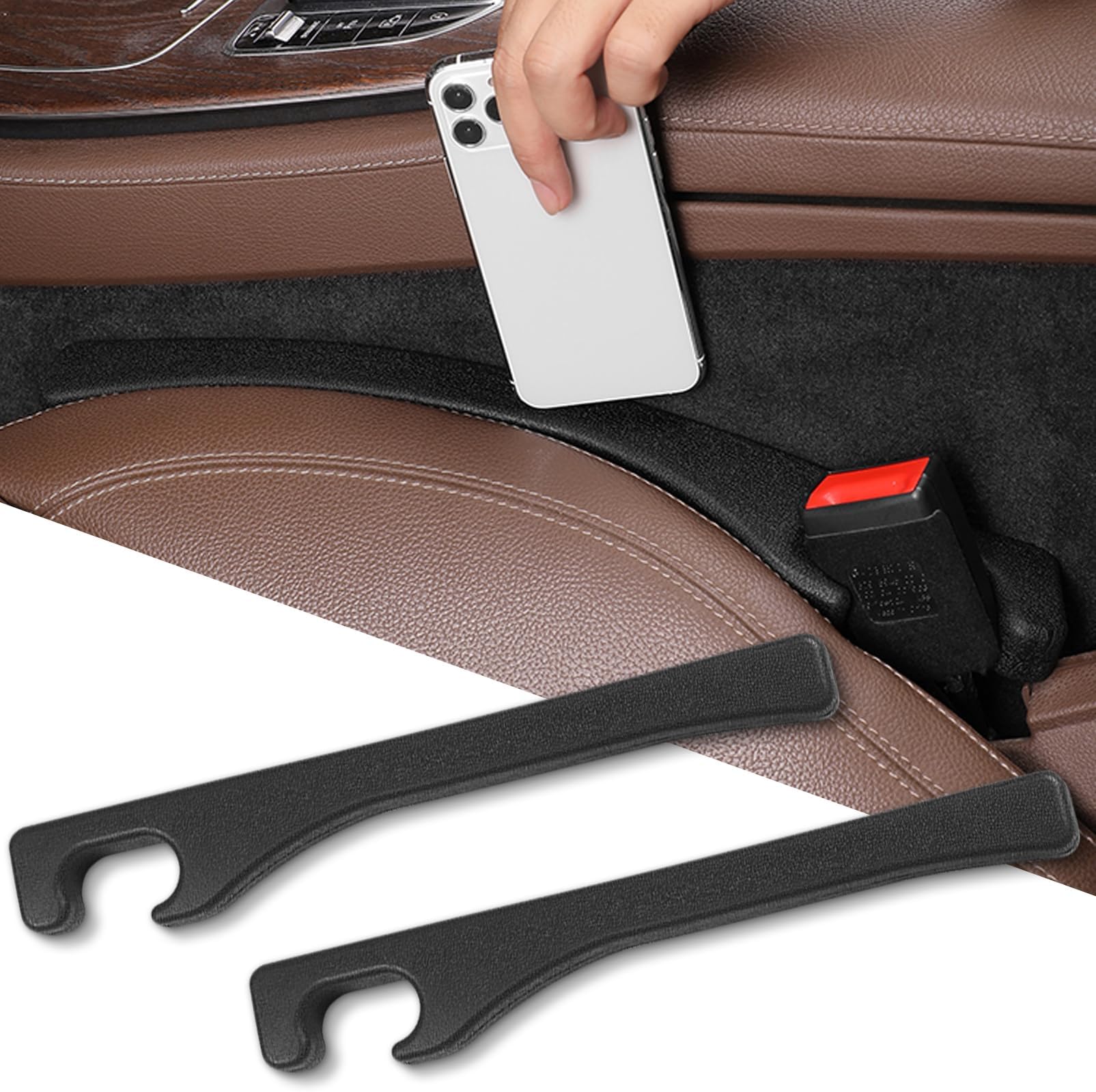 Ranphykx Autositz-Spaltfüller, 2 Stück Autositz Lückenfüller ...