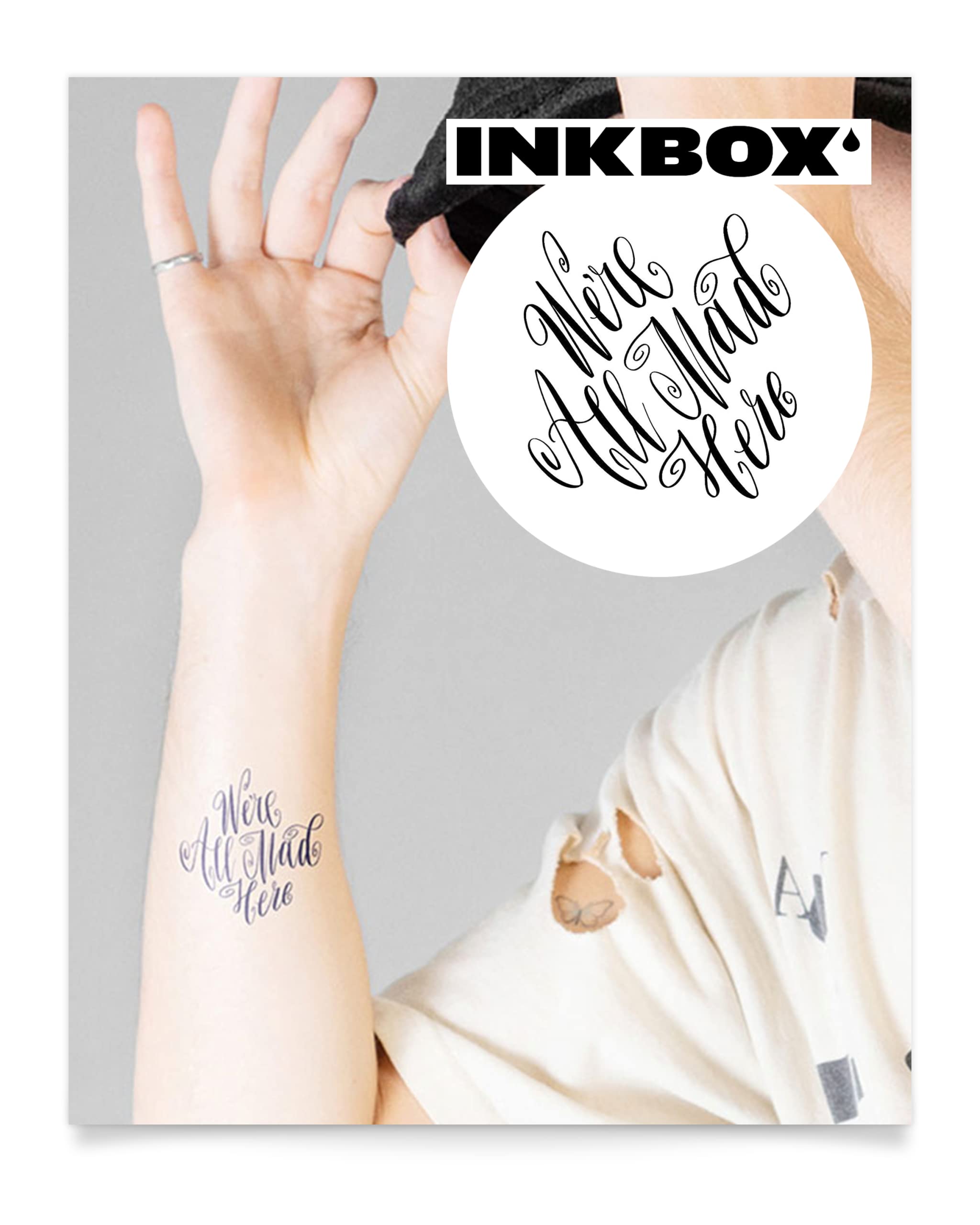 Inkbox Temporary Tattoos, Semi-Permanent Tattoo, One Premium Easy Long ...