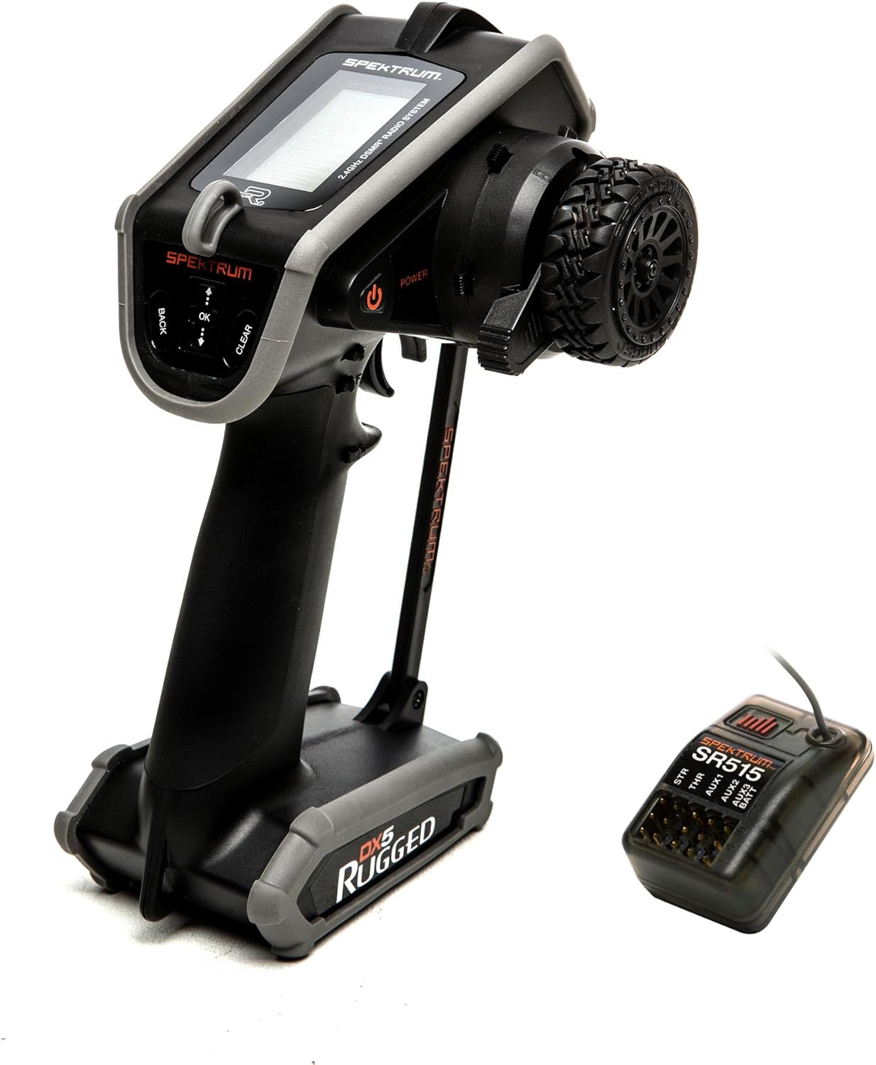 Amazon.com: Spektrum DX5 Rugged 2.4GHz 5-Channel DSMR RC Radio ...