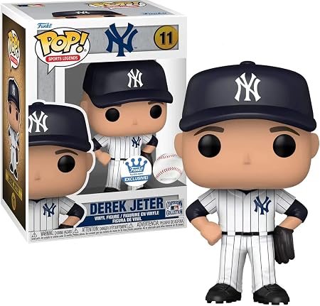 Amazon.com: Funko Pop! Sports Legends Derek Jeter Shop Exclusive Figure ...