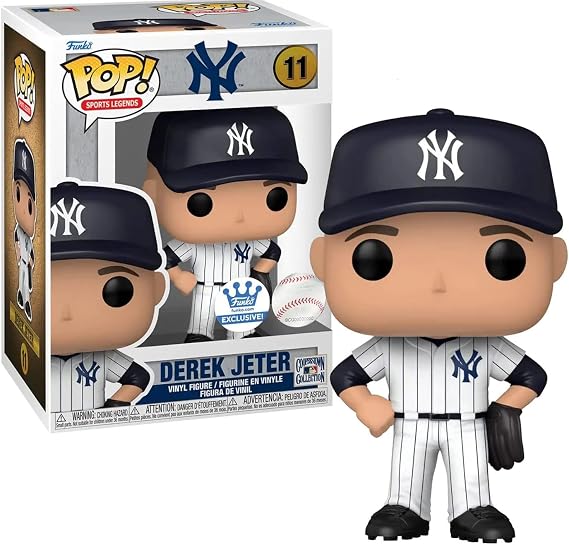 Amazon.com: Funko Pop! Sports Legends Derek Jeter Shop Exclusive Figure ...