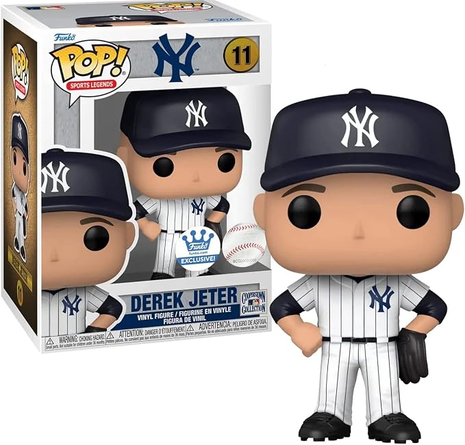 Amazon.com: Funko Pop! Sports Legends Derek Jeter Shop Exclusive Figure ...